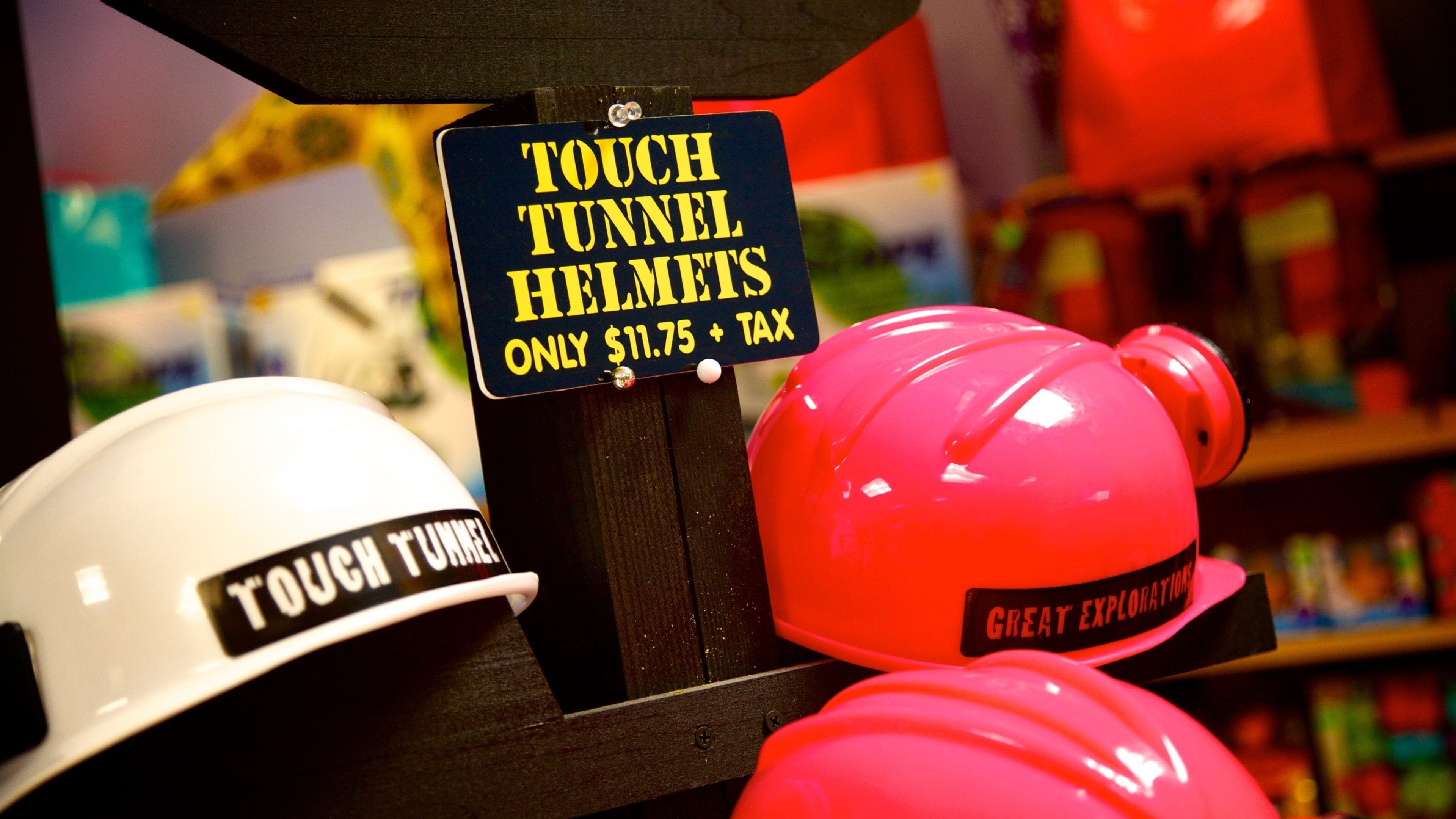 Great Explorations Children\'s Museum which includes signage and interior views