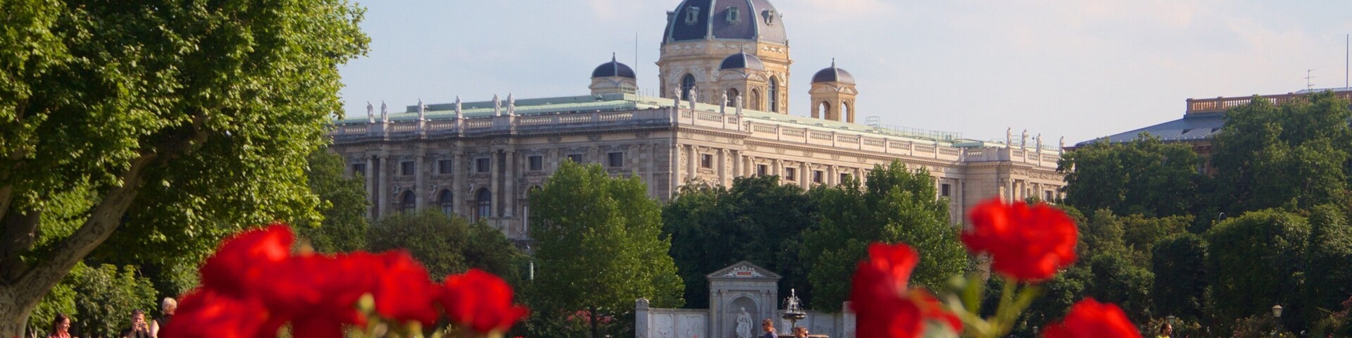 Museum of Natural History featuring heritage architecture, flowers and heritage elements