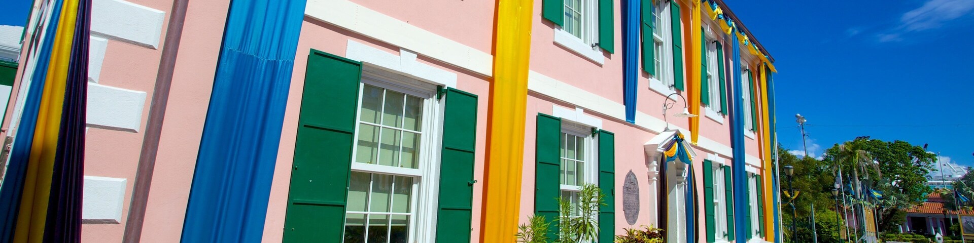 Parliament House featuring heritage architecture and an administrative buidling