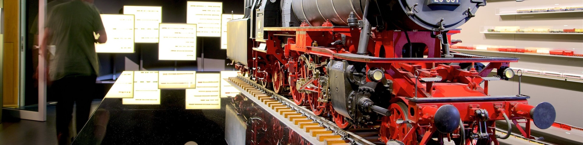 German National Railway Museum showing heritage elements and interior views