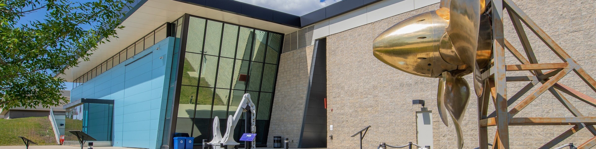 The Military Museums which includes outdoor art