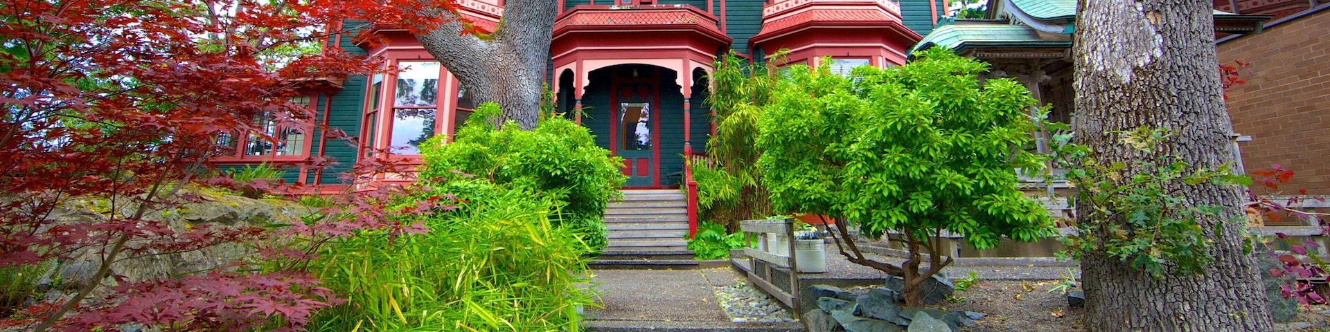 Art Gallery of Greater Victoria que inclui um parque