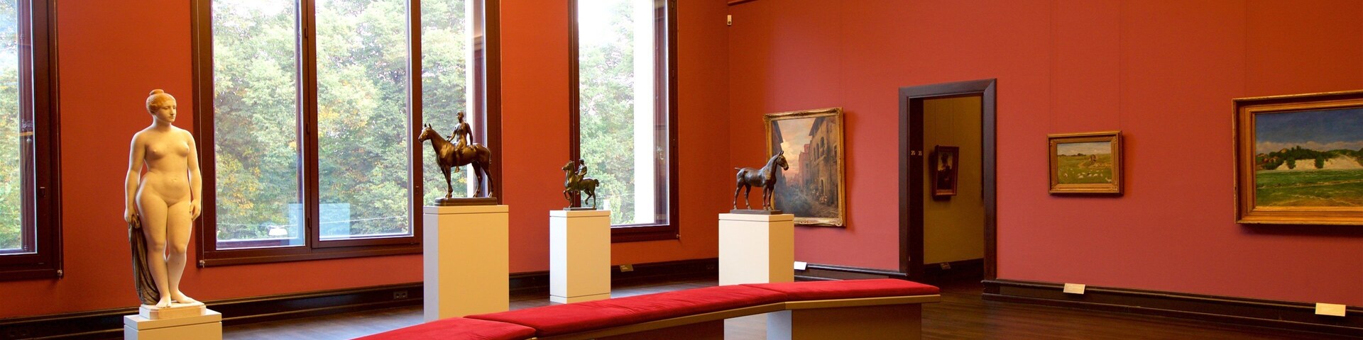Kunsthalle Bremen que inclui arte e vistas internas