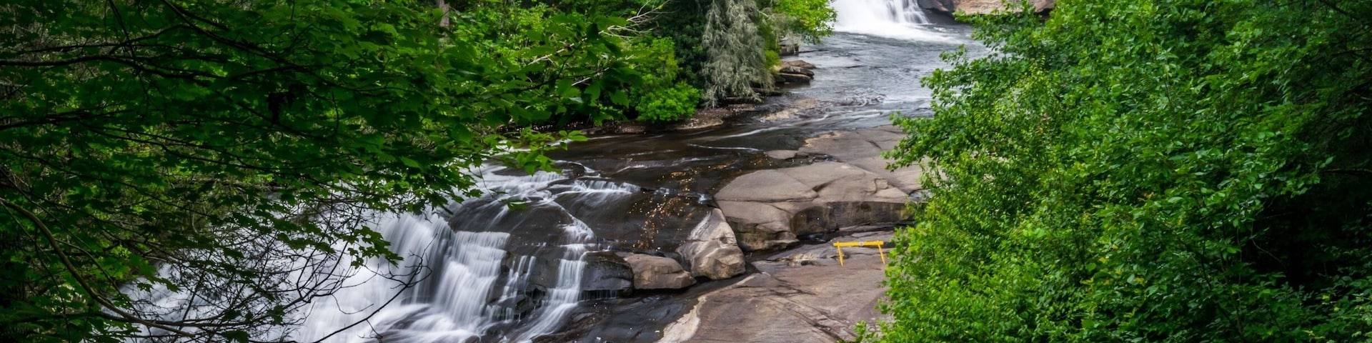 Triple Falls is a 125-foot (38 m) waterfall located in the DuPont State Forest, southeast of Brevard, North Carolina. #waterlust