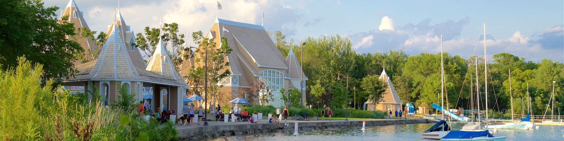 Lake Harriet showing a lake or waterhole and a bay or harbor