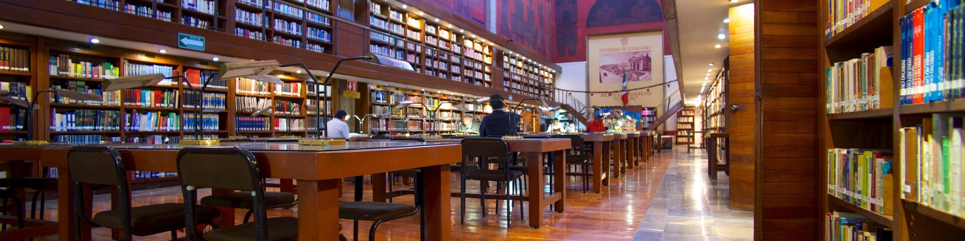 Biblioteca Octavio Paz featuring interior views