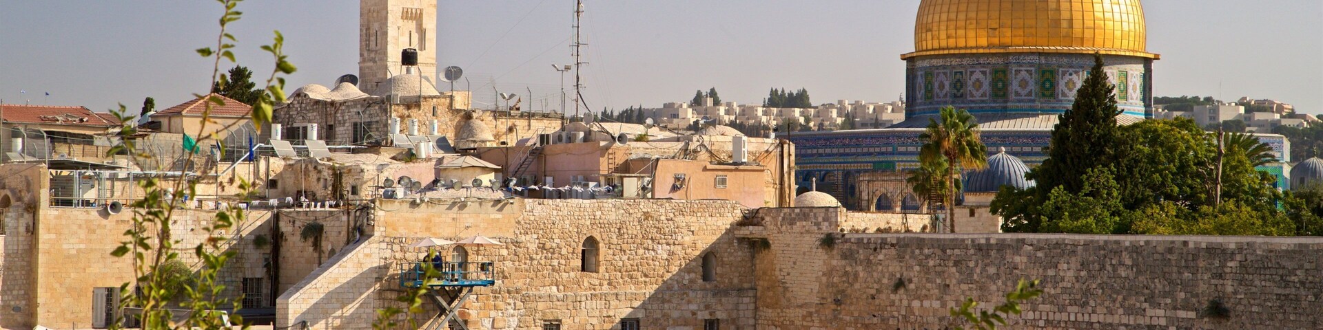 Western Wall featuring a city and heritage architecture