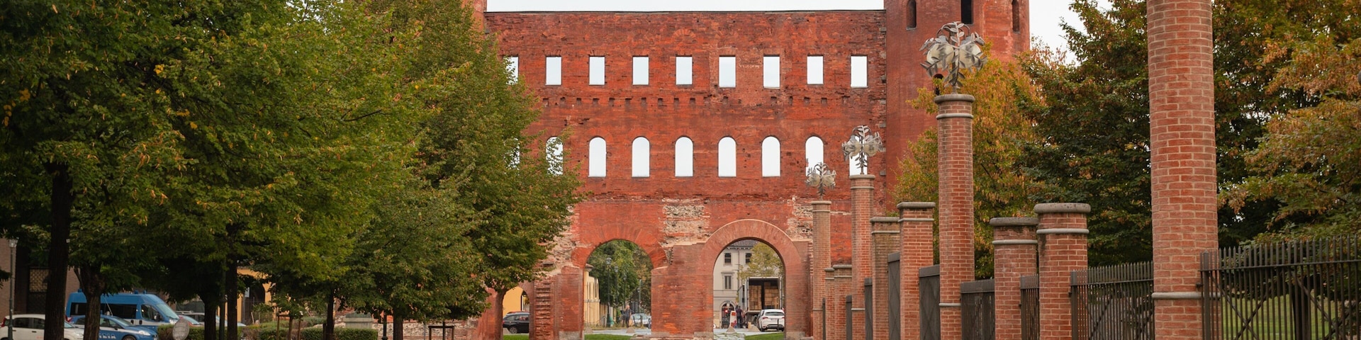 Palatine Towers featuring a garden and heritage architecture