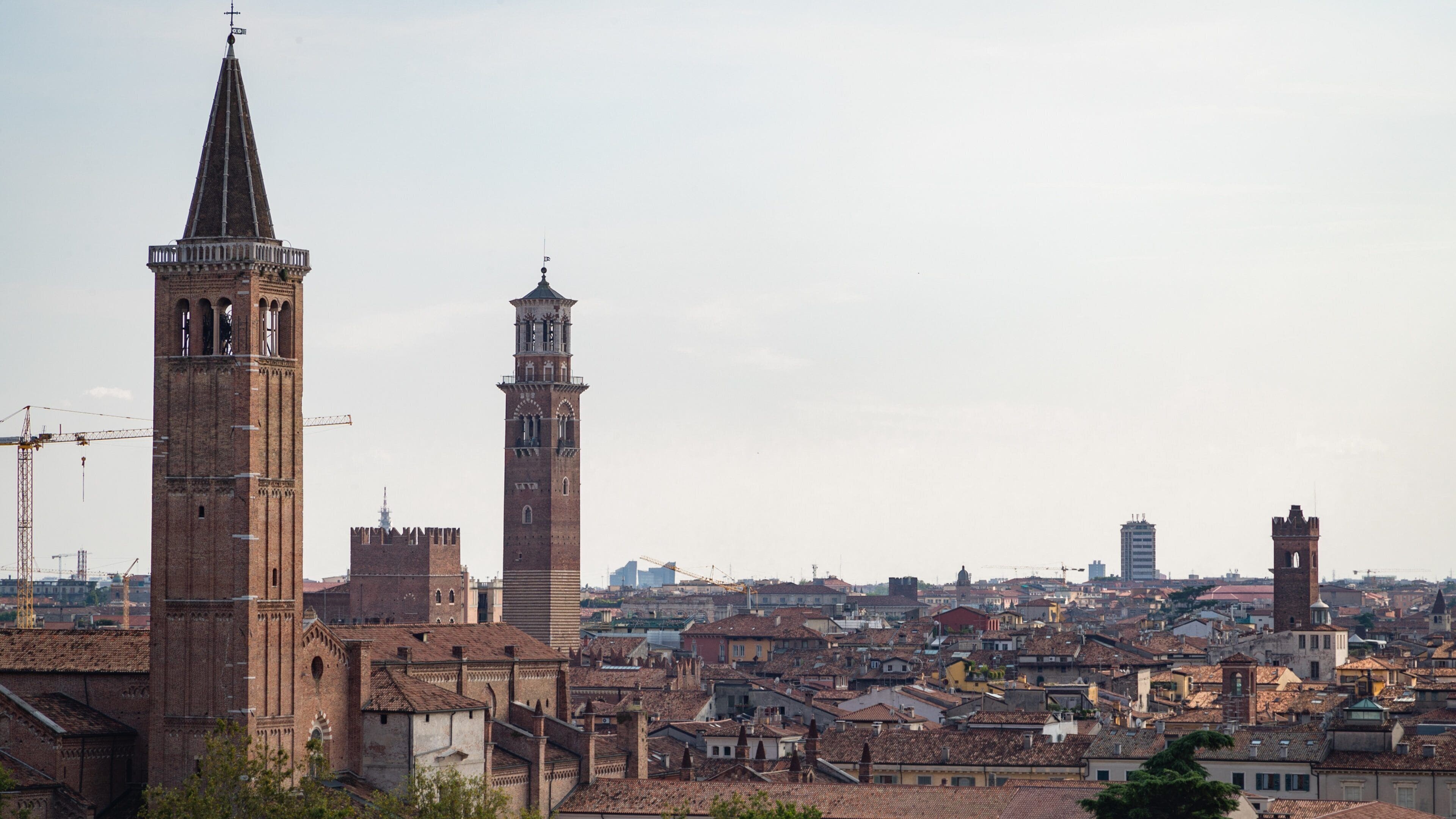 Verona Archeological Museum showing a city and landscape views