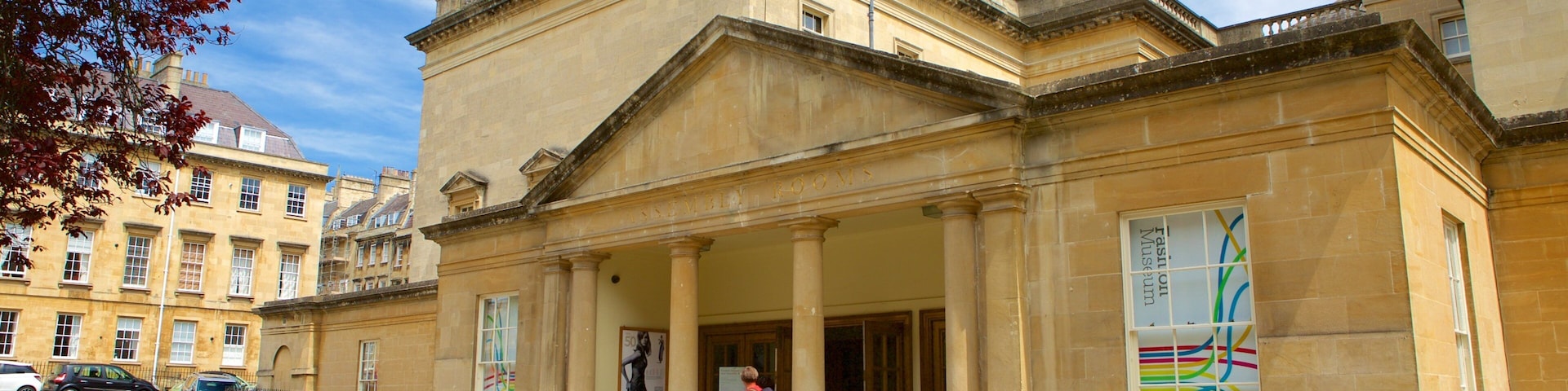 Bath Assembly Rooms mostrando arquitetura de patrimônio