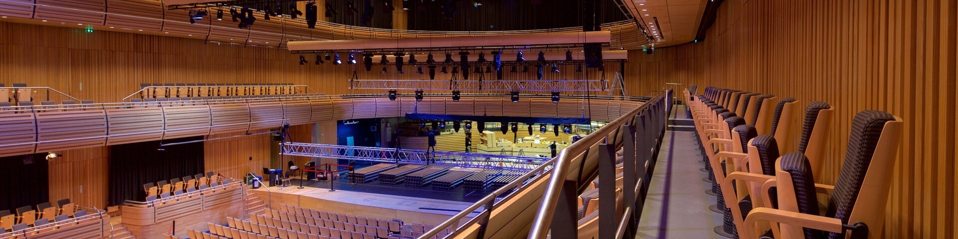Sage Gateshead featuring interior views and theater scenes
