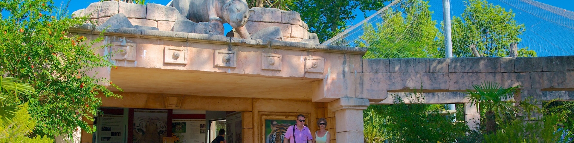 Lisbon Zoo which includes zoo animals as well as a couple