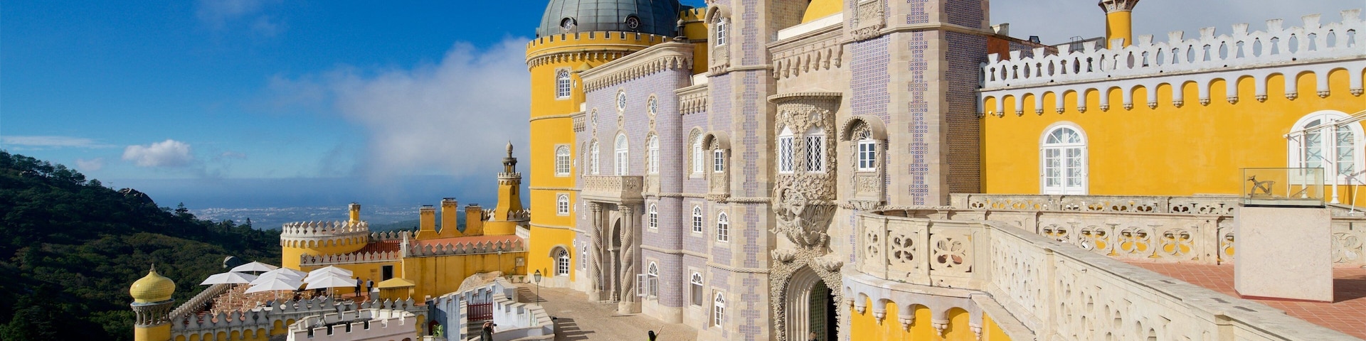 Pena Palace showing heritage elements and a castle