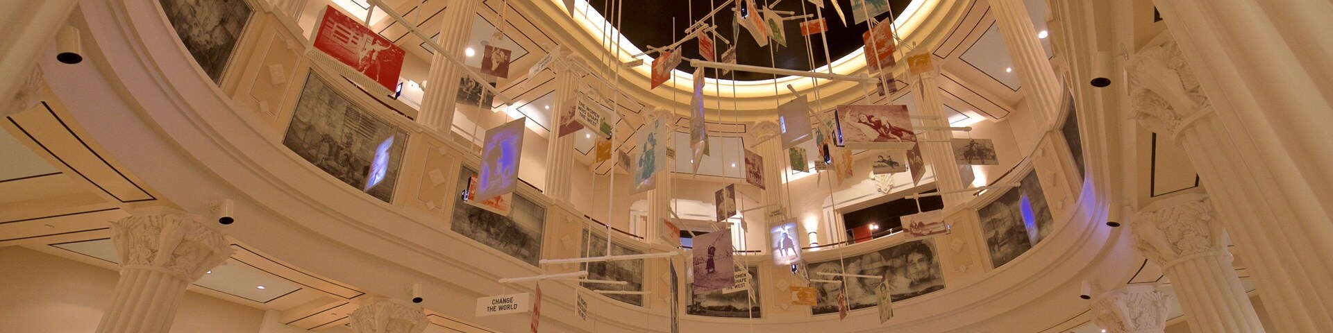 National Cowgirl Museum and Hall of Fame showing interior views