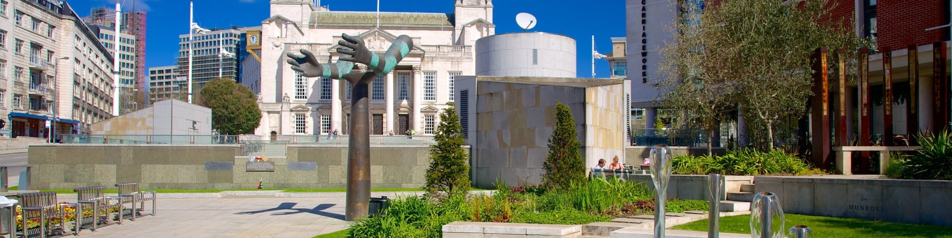 Leeds mostrando uma fonte