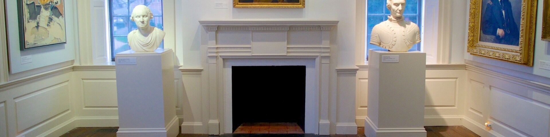 Moses Myers House showing art and interior views