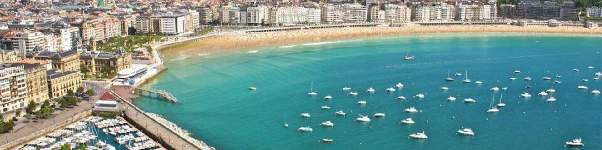 San Sebastian is one of my favorite beaches in Spain because it often gets overlooked by the hotter, flashier cousins on the south and east coast. Right downtown, the beach is perfect for swimming with plenty of delicious pintxo bars nearby to fill up when you get hungry