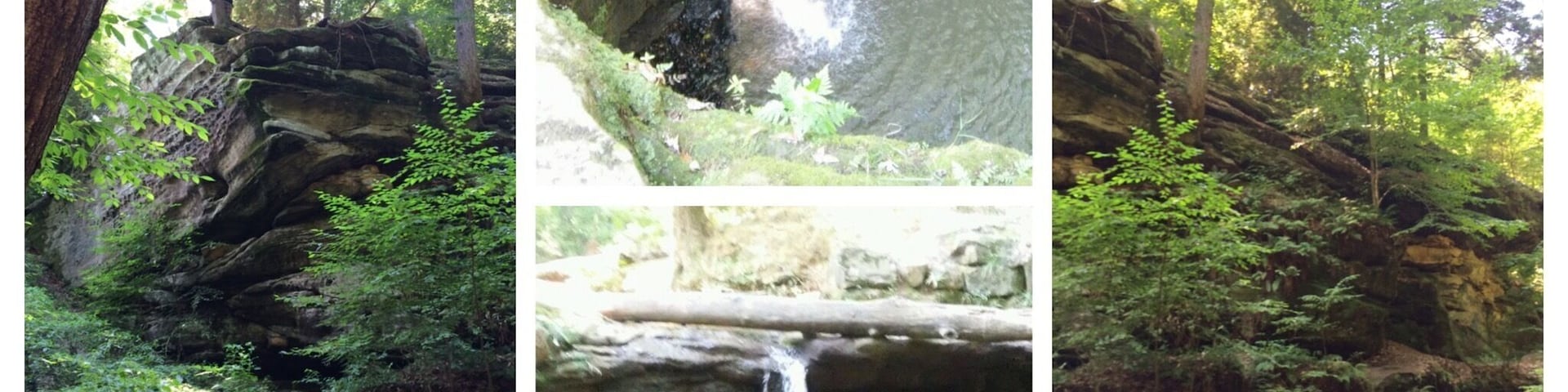 This is off of Dundee-Wilmot Rd. Park and make a small hike to the falls. Follow the river bed and there are spots to camp. It was 90 degrees on the day I made the hike, but it didn't feel like it near the water. Wade through the pool to cool off!! Beautiful!