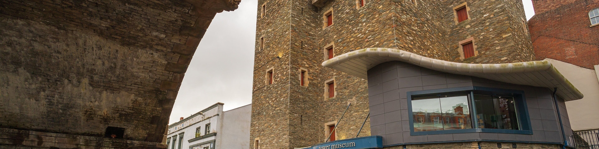 Tower Museum which includes heritage architecture