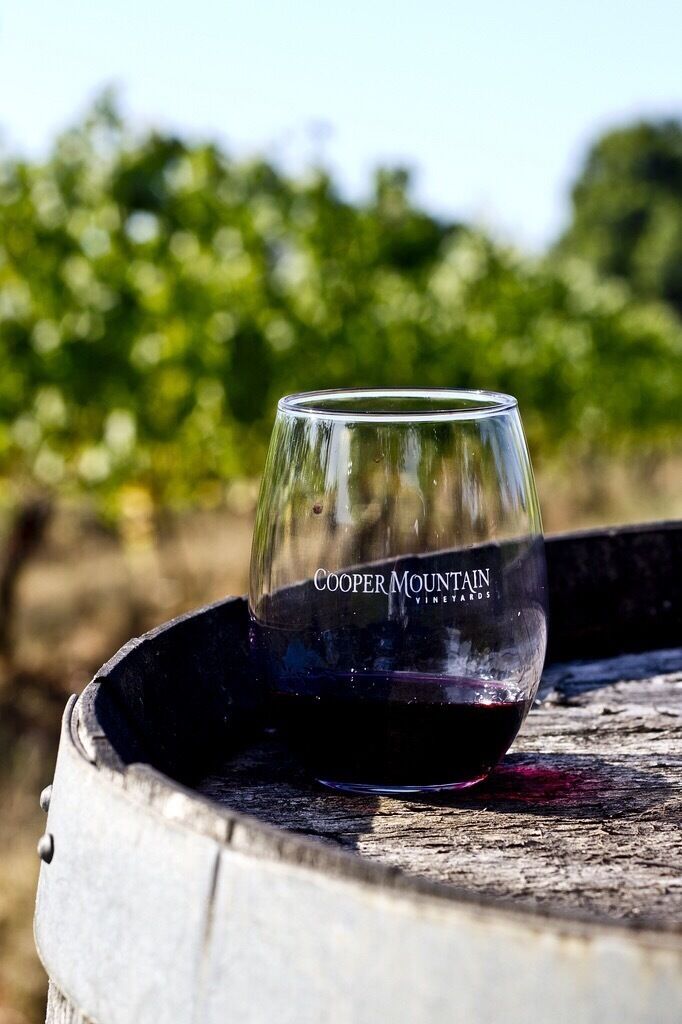 The beautifully shaped  wine glass on the barrel is lots of fun 
#localgem