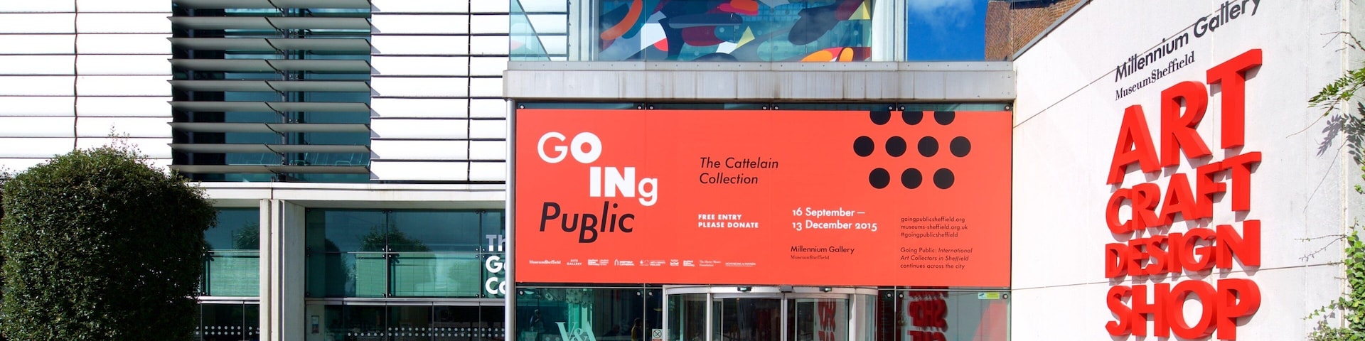 Millennium Gallery que inclui sinalização