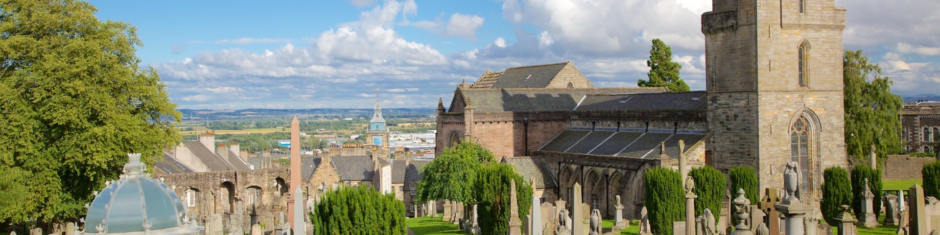 Church of the Holy Rude which includes a church or cathedral and a cemetery