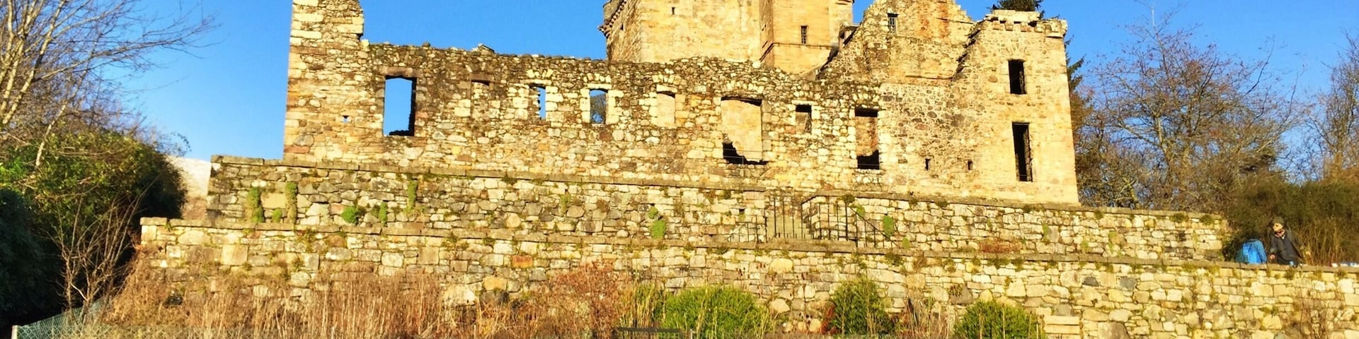 Castle Campbell sits proudly at the top of Dollar Glen. It's a stunning walk up through the glen past waterfalls and pools, the castle is also worth the entry fee and has amazing views.