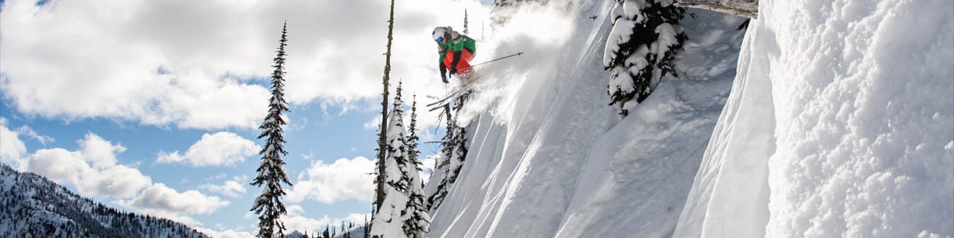 Whitewater Ski Resort featuring snow skiing and snow as well as an individual male