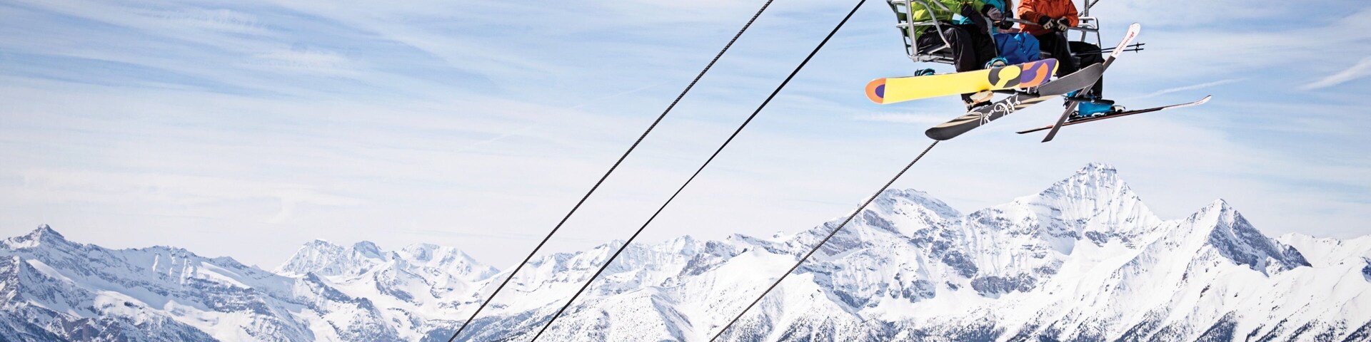 Panorama Mountain Ski Area which includes mountains, a gondola and snow