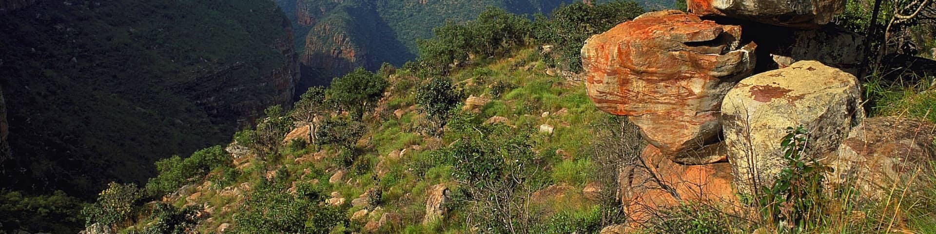 Mpumalanga - Limpopo que inclui um desfiladeiro ou canyon e paisagem