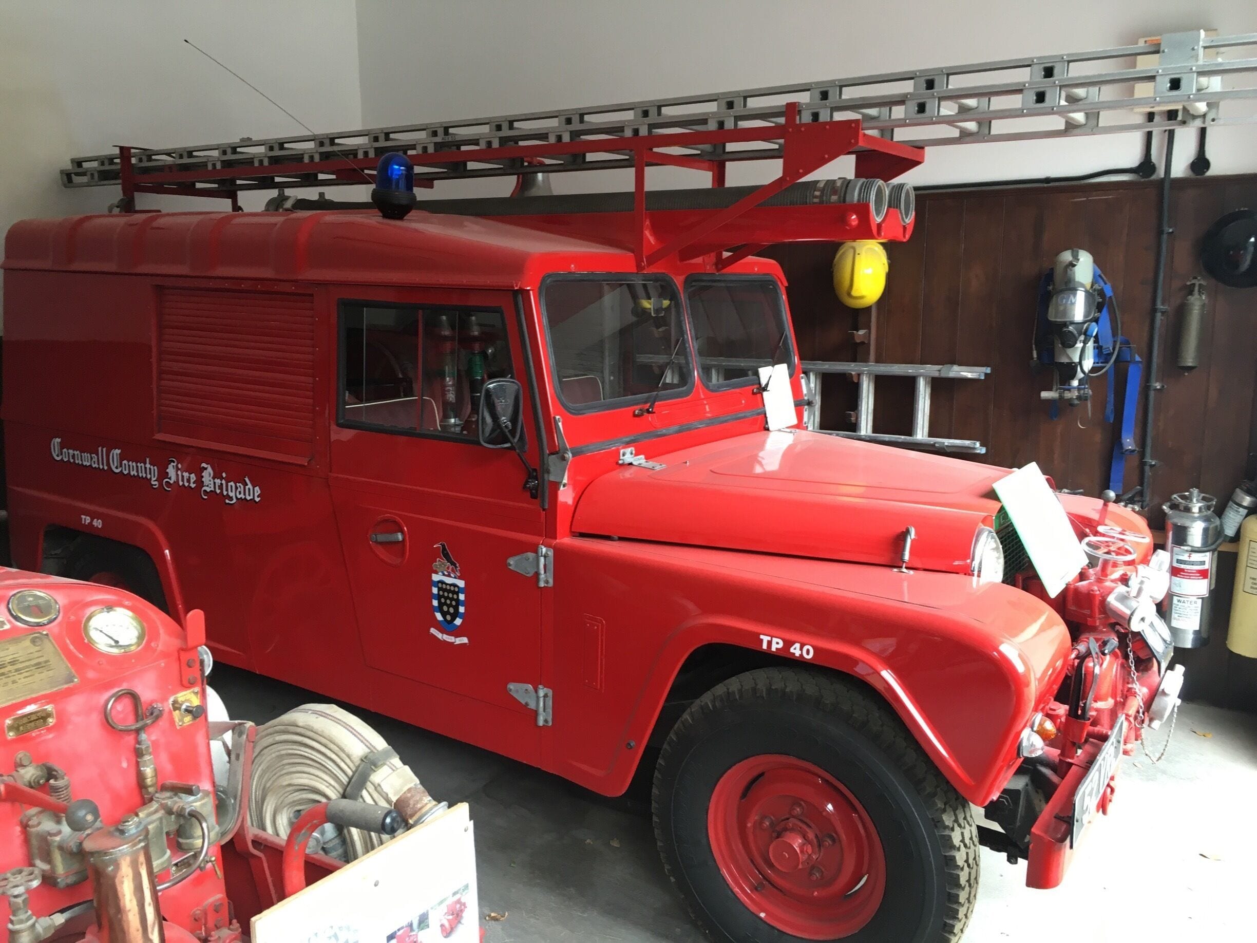 Old fire engine at the park by the stables cafe that did a great lunch. Dressed crab, burger and the soup of the day enjoyed by our party. Along with a walk in the gardens (post a game of table tennis in the kids adventure play near the ferry)
