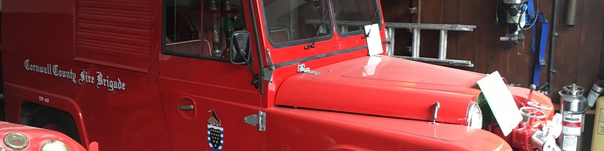 Old fire engine at the park by the stables cafe that did a great lunch. Dressed crab, burger and the soup of the day enjoyed by our party. Along with a walk in the gardens (post a game of table tennis in the kids adventure play near the ferry)