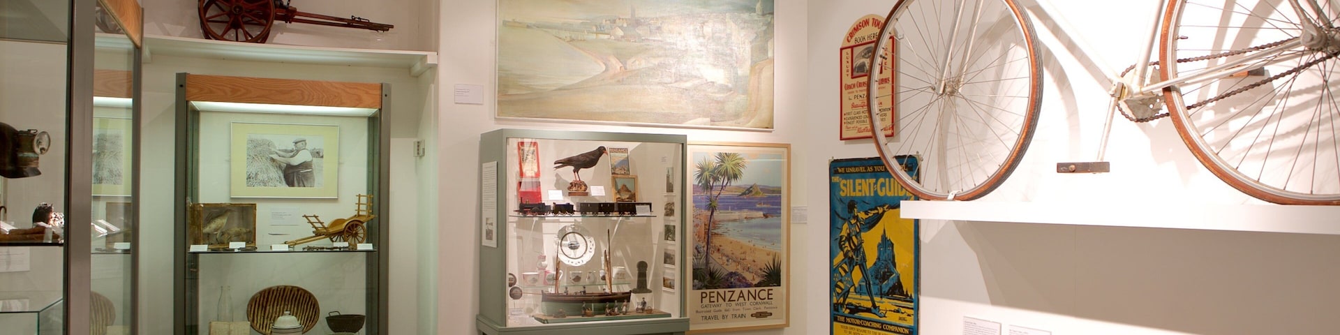 Penlee House Gallery and Museum que inclui vistas internas