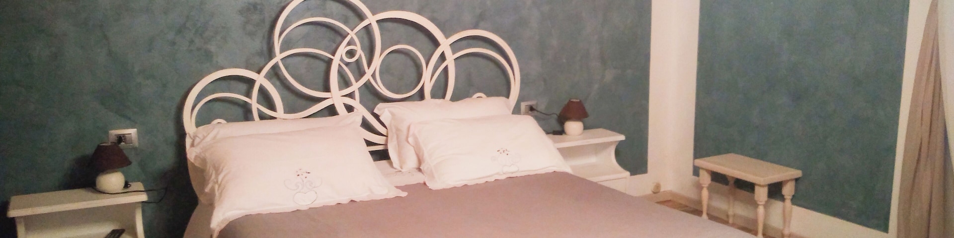 It may be a challenge to get to Roncola by public transport (from Bergamo), but it's doable and worth it.
The village is beautifully-situated in the Pre-Alps, the chestnut trees abound, and this accommodation specifically can provide views, warmth, and a nice breakfast.
P.S. It's very clean and the design is lovely.