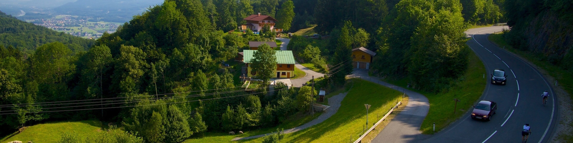 Salzburgo mostrando passeio em veículo