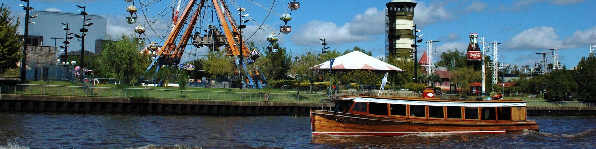 Parque de la Costa featuring boating and a river or creek