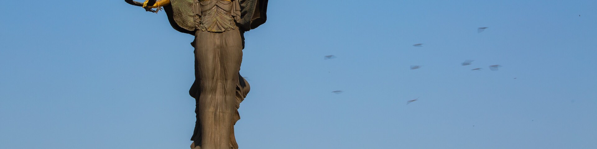 Saint Sofia Monument featuring a statue or sculpture