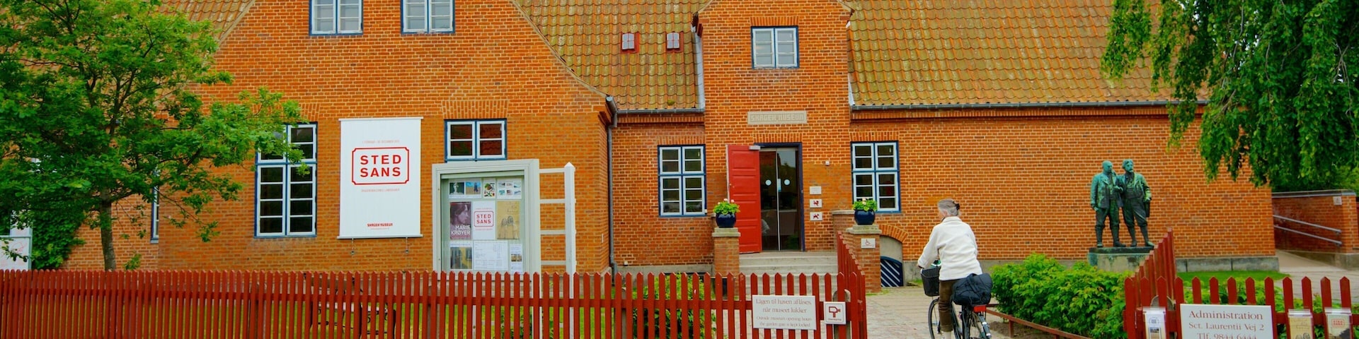 Museu de Skagens que inclui ciclismo