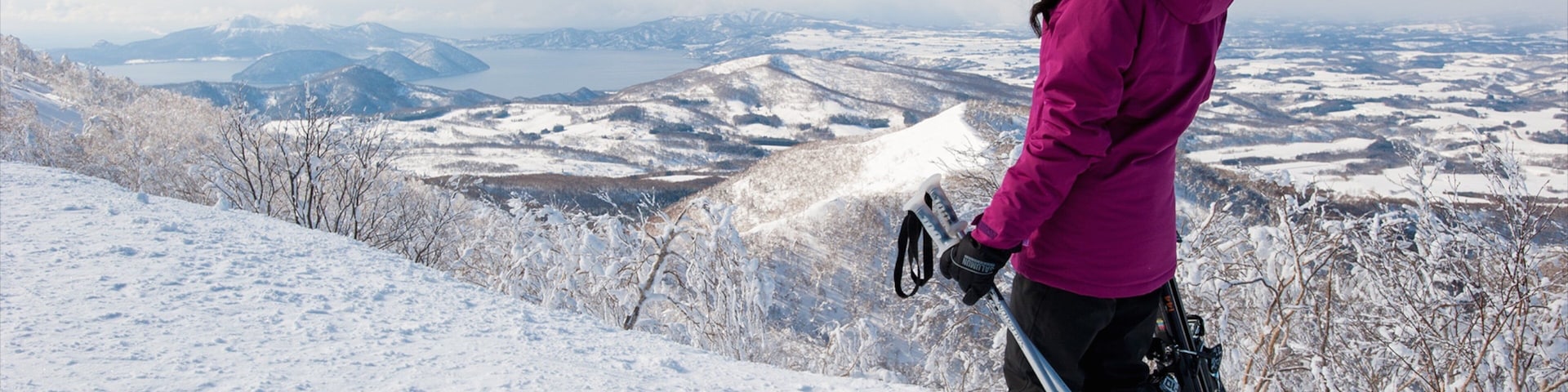 Rusutsu Resort featuring landscape views, snow and snow skiing