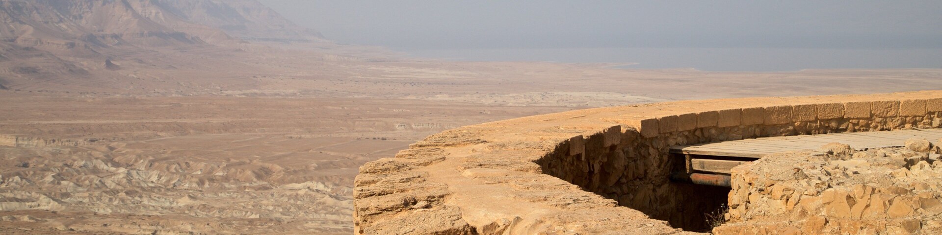 Masada National Park which includes views, desert views and landscape views