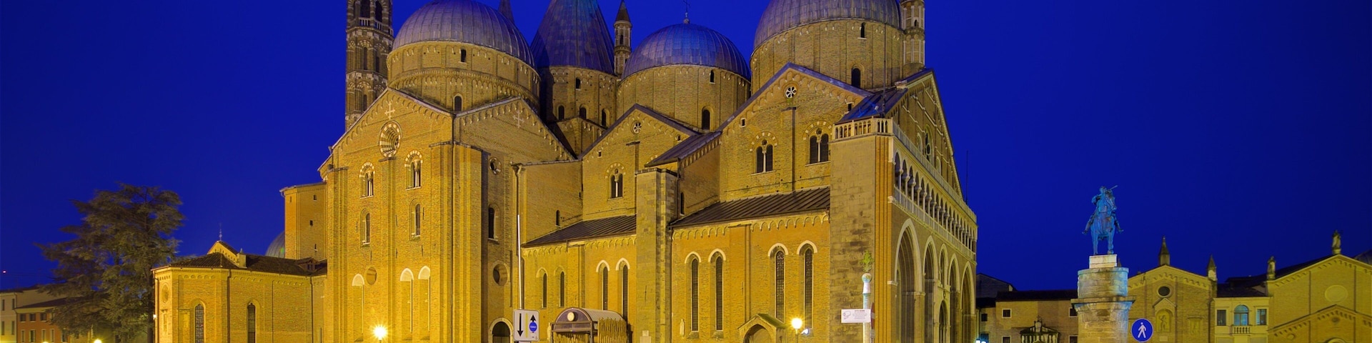 Basilica di Sant\'Antonio da Padova featuring a church or cathedral, heritage architecture and night scenes