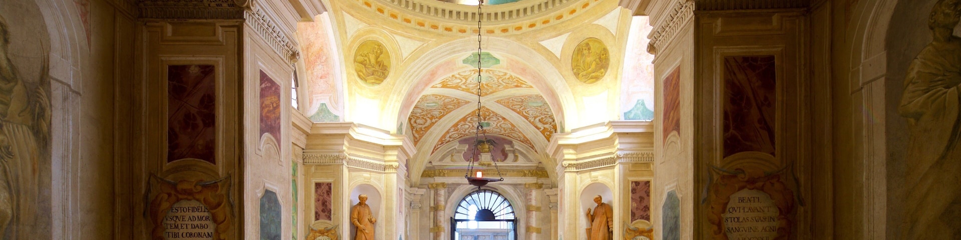 Basilica of St. Giustina which includes art, heritage elements and a church or cathedral