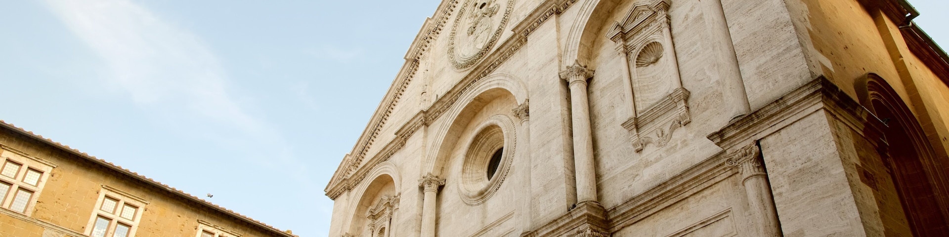 Cathedral of Pienza which includes heritage architecture