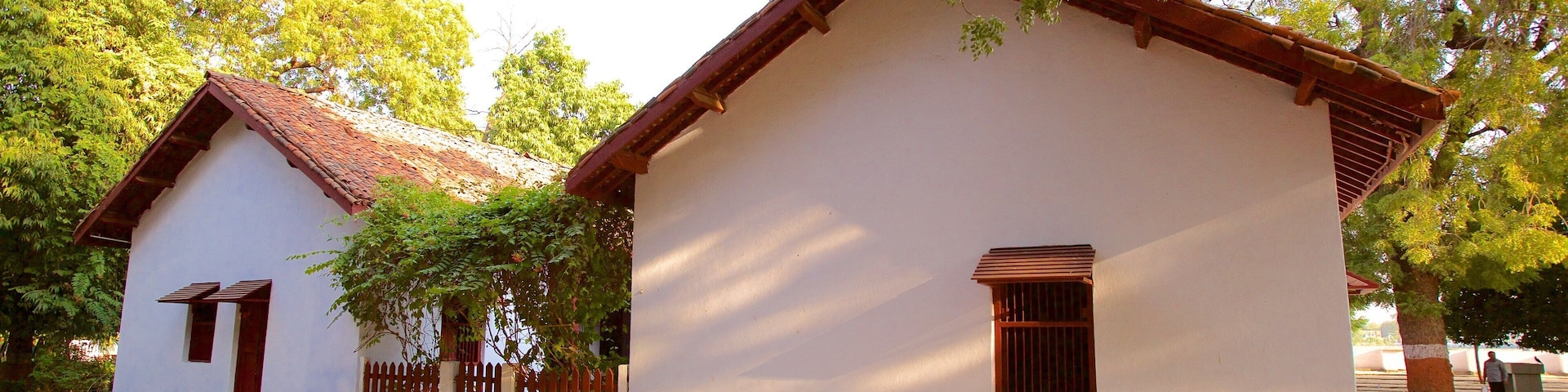 Gandhi Ashram showing religious elements