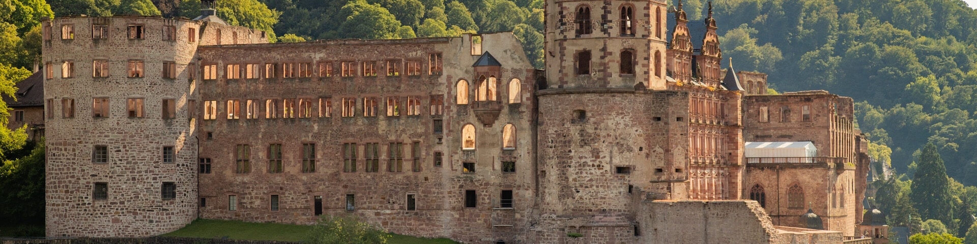 Heidelberg Castle which includes heritage architecture and landscape views