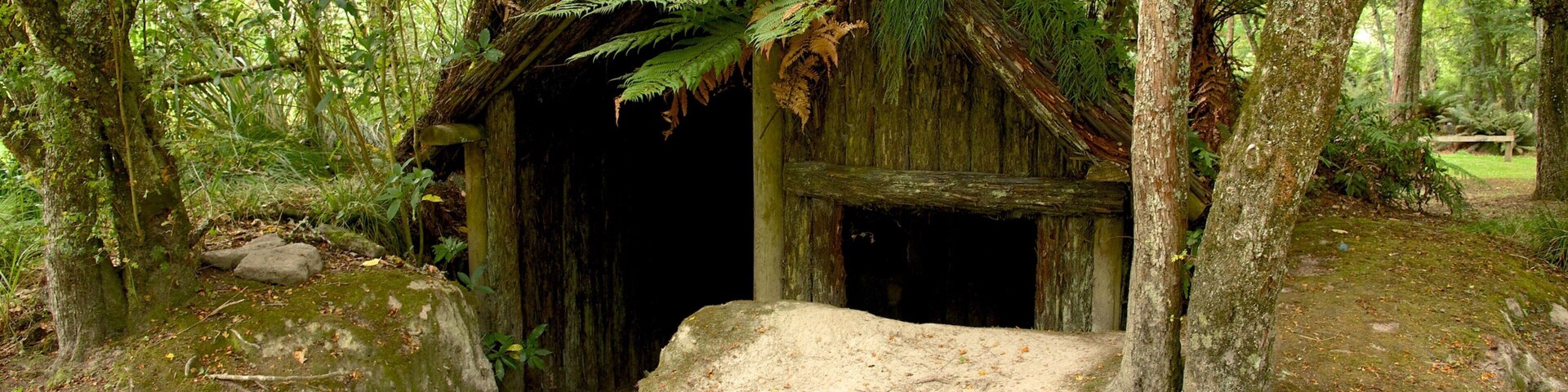 Buried Village featuring heritage elements and a garden