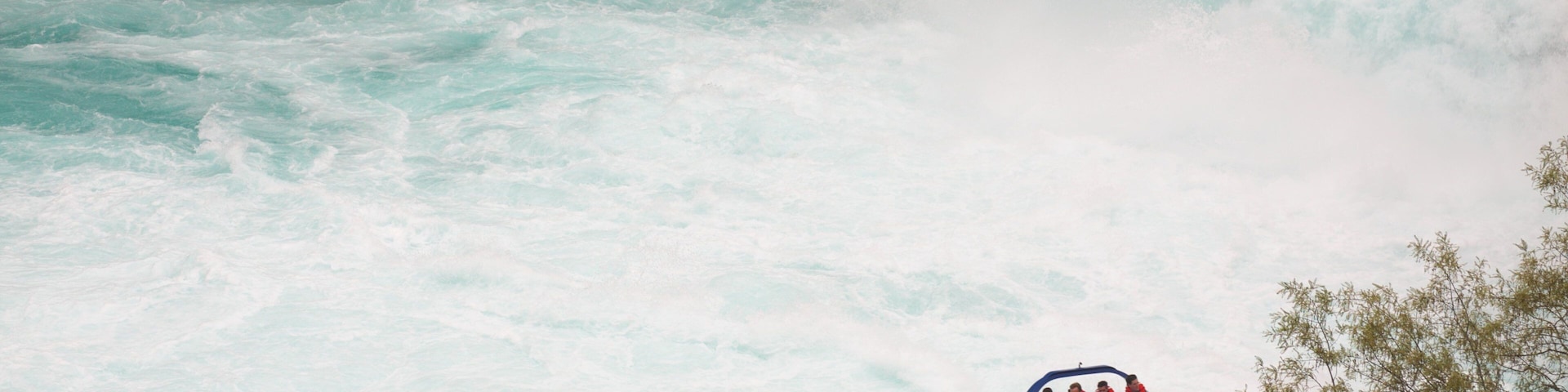 Huka Falls featuring rapids, a river or creek and boating