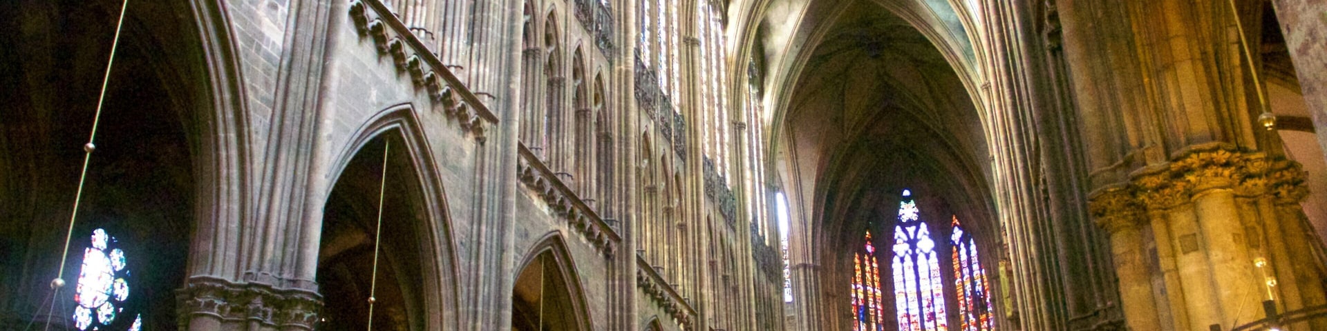 Metz Cathedral which includes a church or cathedral, interior views and heritage architecture
