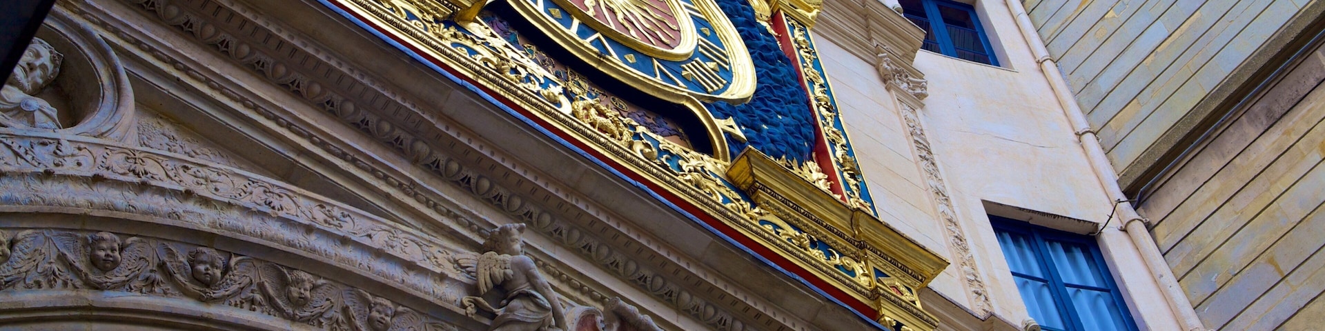 Gros Horloge mostrando arquitetura de patrimônio