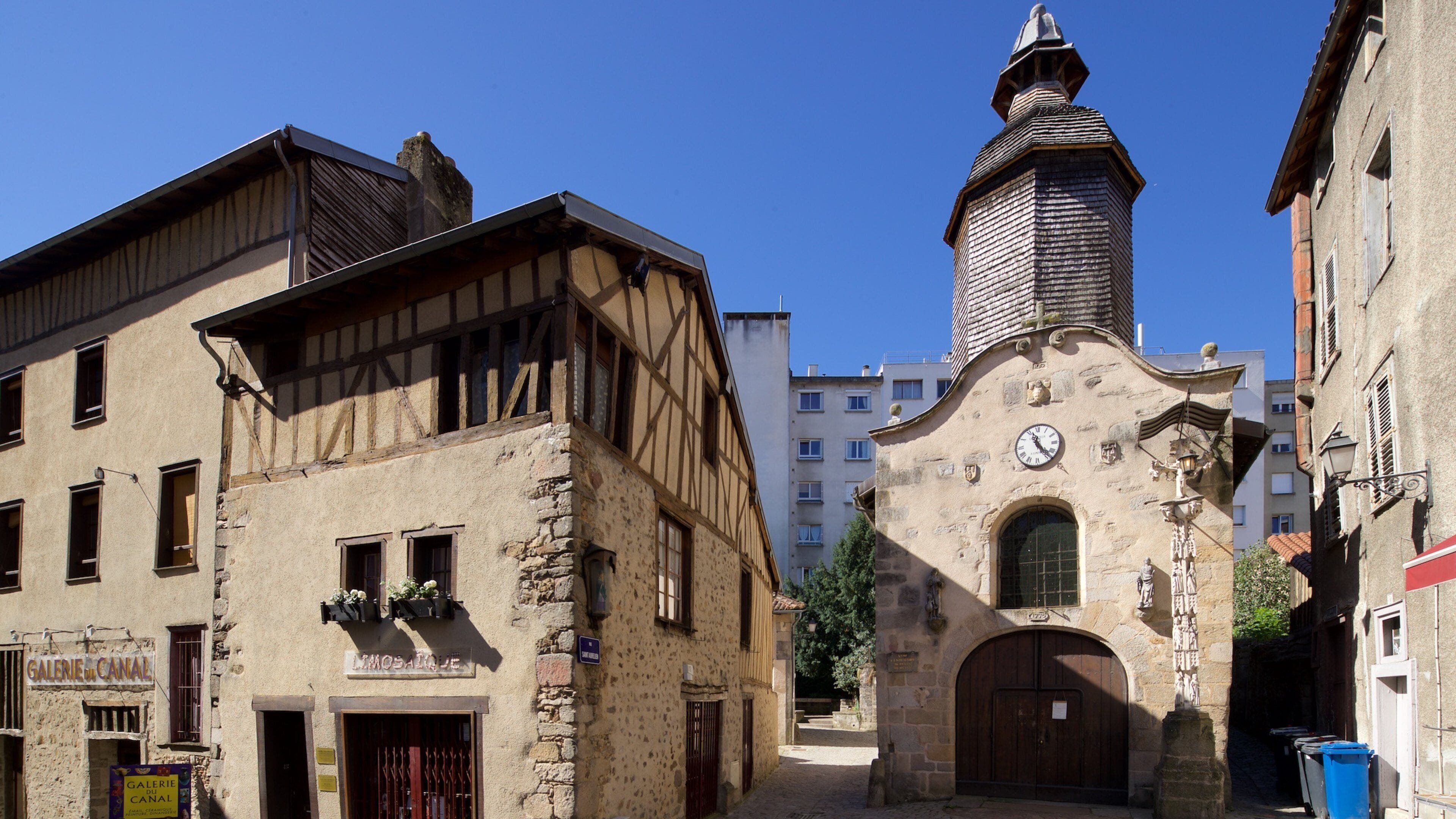 Chapel of St-Aurelien showing heritage architecture